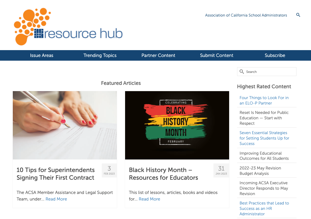 Largest Umbrella Association For School Leaders Uses UpContent To ...
